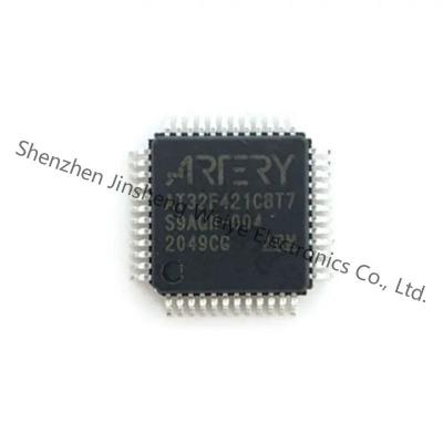 China Microcontroller AT32F421C8T7 32bit ARM CortexM4 120MHz FLASH 64kB SRAM 16kB; COMP 2.6-3.6V -40+105deg C LQFP48 à venda