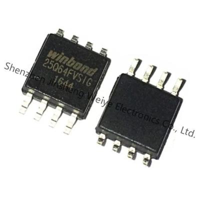 Cina Semiconductor W25Q64BVSSIG 64M-Bit Serial Flash Memory IC With Dual And Quad SPI in vendita