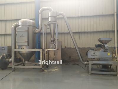 60 στους αλέθοντας δίσκους 700kg/H δύο 15mm μηχανή άλεσης σκονών