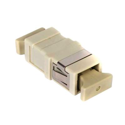 China Adaptador bege da fibra ótica do Sc-Sc Upc da flange para FTTX à venda