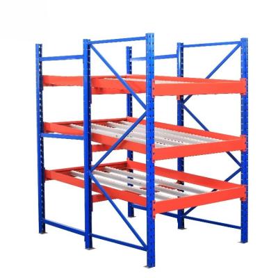 China Light Duty Gravity Carton Flow Racking Shelving High Density Storage Custom Color for sale