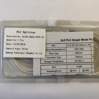 中国 2x2 ミニ型ファイバーPLCスプリッター 販売のため