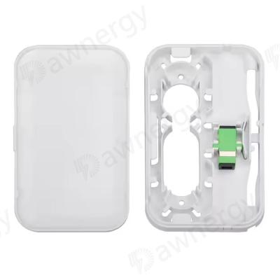 China Affordable FTTH Fiber Optic Terminal Box For Inlet Cable Mm 3*2mm Drop Cable Or Indoor Cable Weighing Only 60g for sale