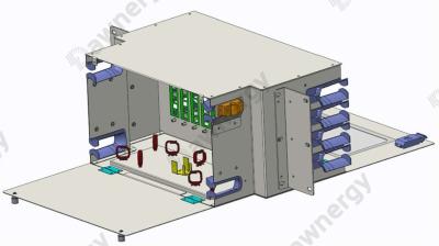 중국 SC/APC 어댑터 타입과 검은색 또는 옵션과 함께 LAN/WAN 광 분배 프레임 판매용