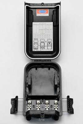 China DA-FDB-16P-A-1-x Fiber Optic Distribution Box With Cassette PLC Splitter and Support for Cable Outside ODB for sale