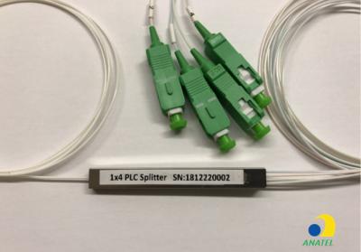 China 1x4 Mini Type SCAPC Fiber PLC Splitter for sale