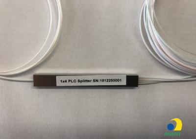 China 1x4 Mini Type Fiber PLC Splitter Without Connector for sale