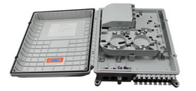 China IP65 Rated Fiber Optic Distribution Box For FTTH Network for sale