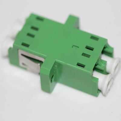 Cina Alloggio verde flangiato monomodale dell'adattatore del duplex dell'APC Lc una vita di 1000 volte in vendita