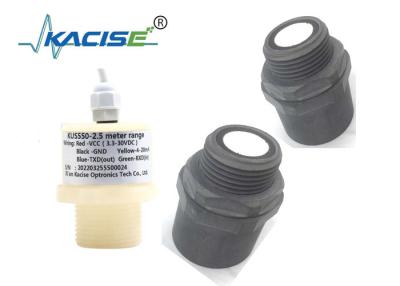中国 低消費電力インテリジェント超音波 3 メートル水位センサー RS485 出力下水プール PTFE 水位計 販売のため