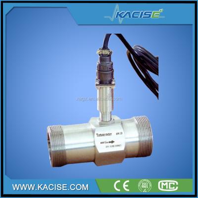 Cina Misuratore di flusso di carburante tipo turbina digitale Misuratore di flusso d'acqua con uscita 4-20mA o Pulso in vendita