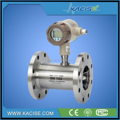 Cina Misuratore di flusso di carburante tipo turbina digitale Misuratore di flusso d'acqua con uscita 4-20mA o Pulso in vendita