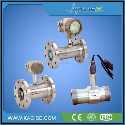 Cina Misuratore di flusso di carburante tipo turbina digitale Misuratore di flusso d'acqua con uscita 4-20mA o Pulso in vendita