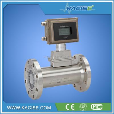 China Medidor de flujo digital de la turbina de gas natural Flujo de aire con señal de salida 4-20mA o pulso o RS485 en venta