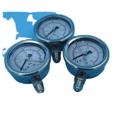 316ss 기름으로 채워진 진흙 냉각기 압력 측정기 50mm / 2