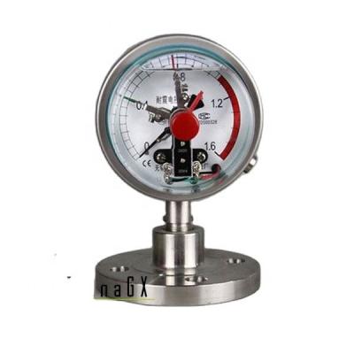 알루미늄 실리콘 오일 가득 산소 질소 압력 측정기 60mm / 2.5 