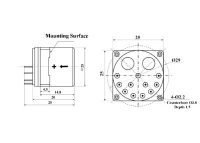China Quarzbeschleunigungssensor für die mechanische Vibrationsüberwachung mit Eingangsbereich ± 10 g zu verkaufen