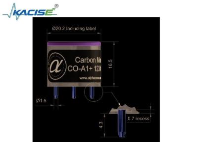 China CO-A1/CO-A1 Kohlenmonoxid-Sensor fortschrittliche Technologie mit Reaktionszeit 20 und Auflösung 0.5 zu verkaufen