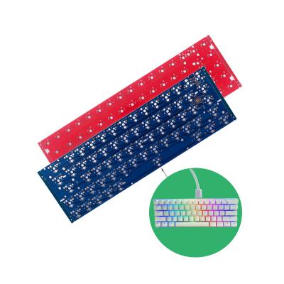 China 2 van Mechanische het Toetsenbordlagen PCB Hete Swappable van Dz60 Hotswap Te koop