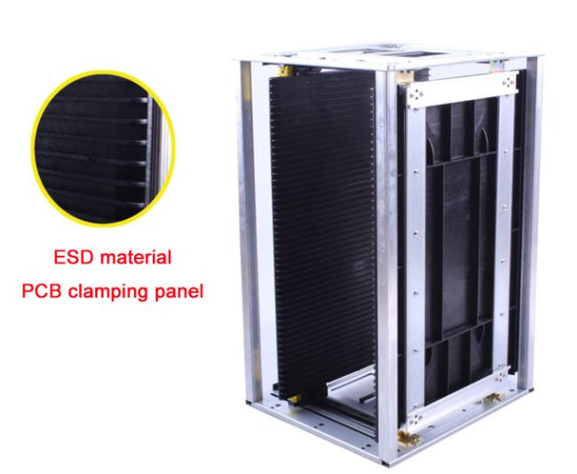 Screw Adjustable SMT PCB ESD Magazine Rack , Precision ESD Storage Racks Fully conductive, 2