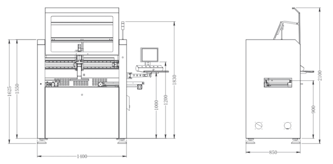 Vacuum Pick PCB Depaneling Router Machine With Dust Collector Germany Spindle 0