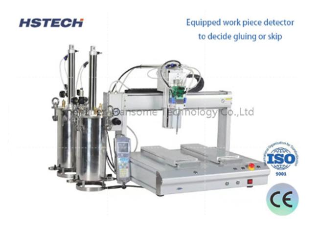 LED Bulb Glue Dispensing Machine with 50mm Z-axis Working Travel and Easy Operation