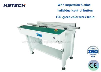 中国 Sick Sensor 1500mm 長さESDベルト PCB接続コンベヤー 検査機能 個別制御ボタン 販売のため