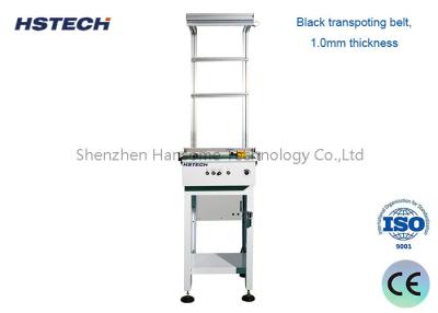 China Equipamento de manipulação de circuitos impressivos de correia ESD manual de aço inoxidável com comando de botão LED e sinal SMEMA à venda