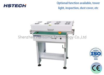 Chine Max 390 mm largeur du convoyeur de PCB SMT SMEMA équipement de traitement de signal de PCB avec ceinture plate ESD à vendre