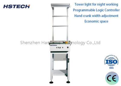 中国 1500mm PCB Handling Equipment With ESD Green Color Work Table SMEMA Speed Adjustment 販売のため