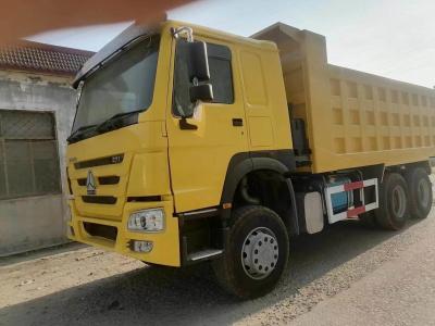 Chine Camion à décharge 10 roues jaune HOWO Sinotruk 6X4 Camion minier de 351-450 chevaux à vendre
