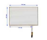 Quality 217 X 136.2mm 10.1 Inch Resistance Touch Screen With FPC Connection Response Time Of 10ms for sale