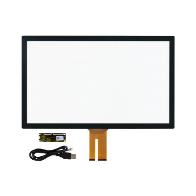China 23.8'' Projected Capacitive Touch Screen Overlay with USB-HID ILITEK2510 Touch Controller for sale