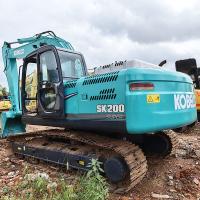 Quality SK200-8 Used Kobelco Excavators Digger 20 Ton Tracked Earth Moving Machine for sale