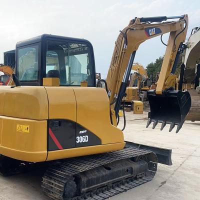 中国 6トンのミニキャタピラー306D 中古キャット掘削機 クローラーバックホー オリジナル製造 販売のため