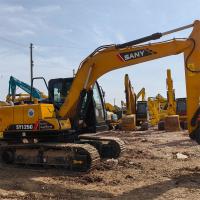 Quality Full Hydraulic Used Sany Excavators Sy125 Earthmoving Equipment Trader for sale