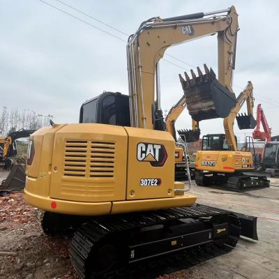 China Mini Secondhand CAT 307E Excavators 7ton Used Backhoe Tracked Digger Machinery for sale