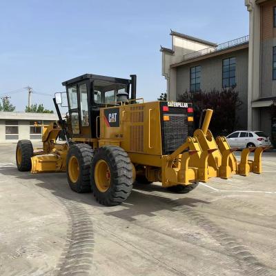 China Gebruikte Caterpillar 120k motorgrader in hoge kwaliteit sterke motor tweedehands grader Te koop