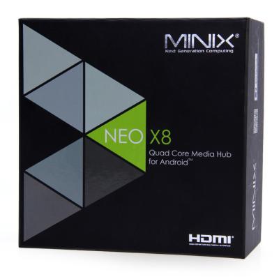 Cina Flash NEO Bluetooh 4Kx2K della ram 16G del centro 2G del quadrato di MINIX X8 Amlogic S812 TV della scatola astuta di androide in vendita