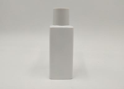 Cina bottiglia di plastica di cura di pelle dell'ANIMALE DOMESTICO cosmetico bianco di colore 100ml con il coperchio a vite in vendita