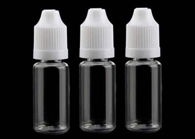 Cina bottiglia di plastica dell'ANIMALE DOMESTICO trasparente 10ml per il cosmetico che imballa con cadere in vendita