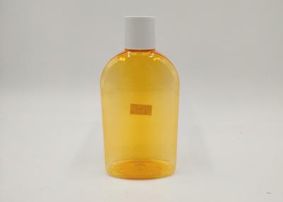 Cina Bottiglia arancio dello sciampo dello spazio in bianco di colore, volume d'imballaggio della bottiglia 30ml del cosmetico in vendita