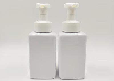 Cina tipo di sigillatura cosmetico di forma 32/28mm del quadrato della bottiglia dell'ANIMALE DOMESTICO della pompa della schiuma 250ml in vendita