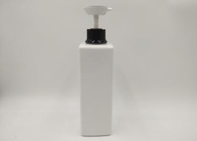 Cina la bottiglia dello sciampo dello spazio in bianco dell'ANIMALE DOMESTICO di 500ml 1000ml, cosmetico quadrato imbottiglia il bianco di 100% in vendita