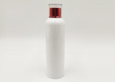 Cina bottiglia cosmetica dell'animale domestico bianco 200ml, progettazione d'imballaggio cosmetica del coperchio a vite della bottiglia in vendita