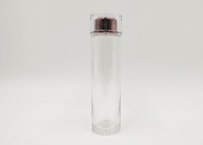 Cina Il cosmetico su ordinazione dell'ANIMALE DOMESTICO trasparente imbottiglia la bottiglia di olio del toner del coperchio a vite di 100ml 200ml in vendita