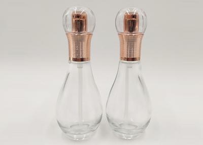 China garrafas cosméticas de vidro recarregávéis do bulbo 50ml com a bomba da loção para o empacotamento dos cuidados com a pele à venda