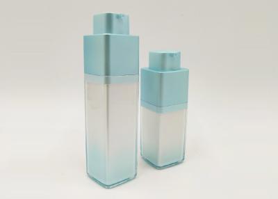 Cina il cosmetico senz'aria di colore 1oz della superficie blu della materia imbottiglia l'imballaggio di cura di pelle in vendita