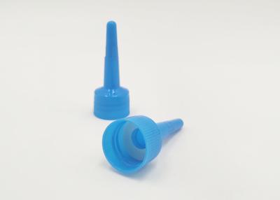 Cina 24410 / 28410 coperchi cosmetici di plastica blu per l'imballaggio di plastica di lavatura dei piatti della vite in vendita