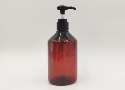 Cina il chiaro cosmetico su ordinazione di plastica ambrato 500ml imbottiglia la grande capacità per sciampo in vendita
